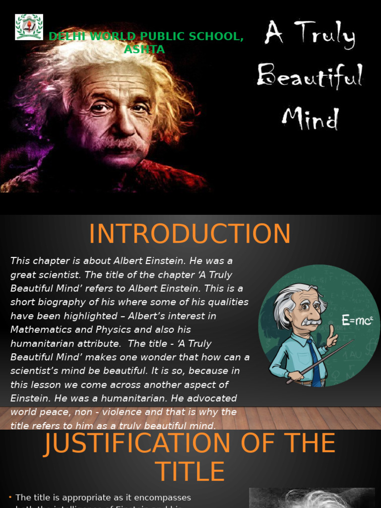 A Truly Beautiful Mind .II | PDF | Albert Einstein | Theory Of Relativity