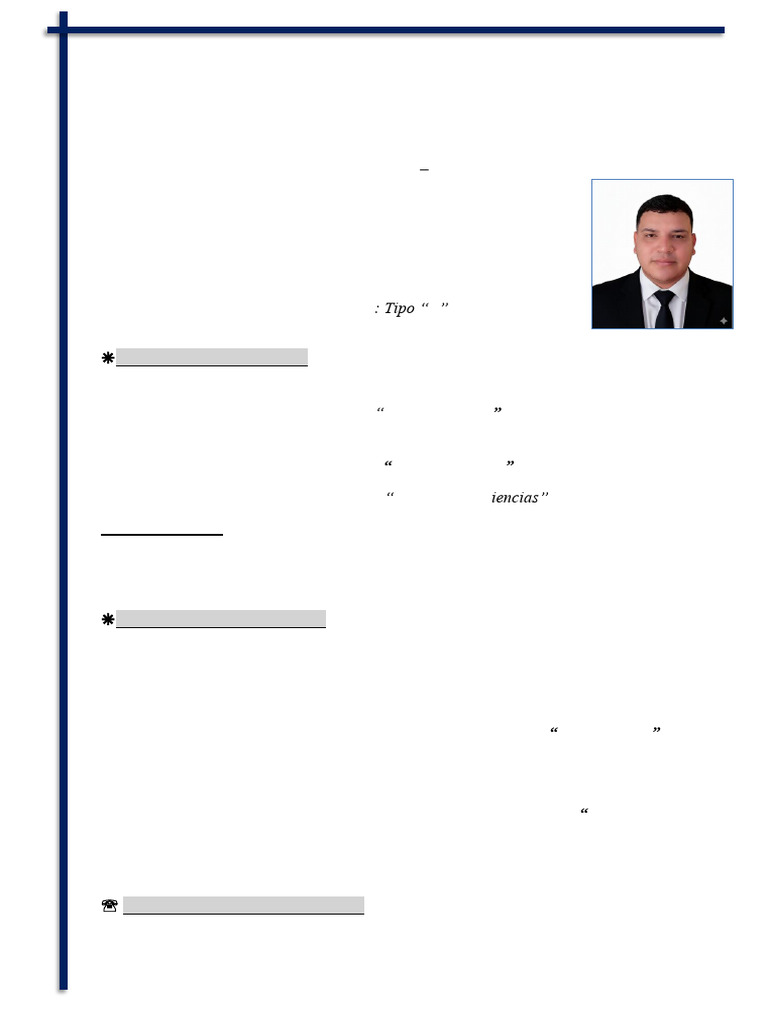 Curriculum Vitae de Wilfrido Loor Cedeño | PDF