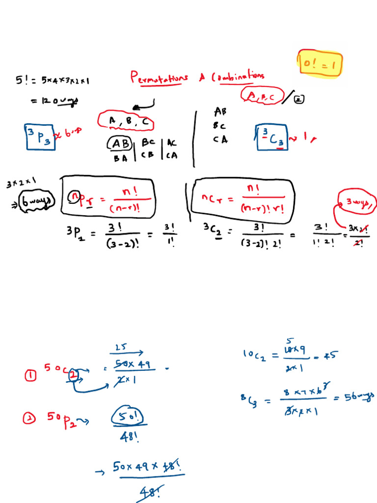 Day 4 Permutations and Combinations | PDF
