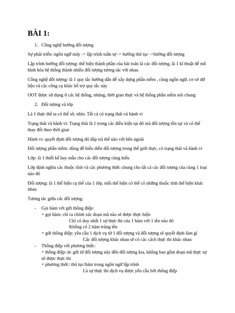 Oop | PDF