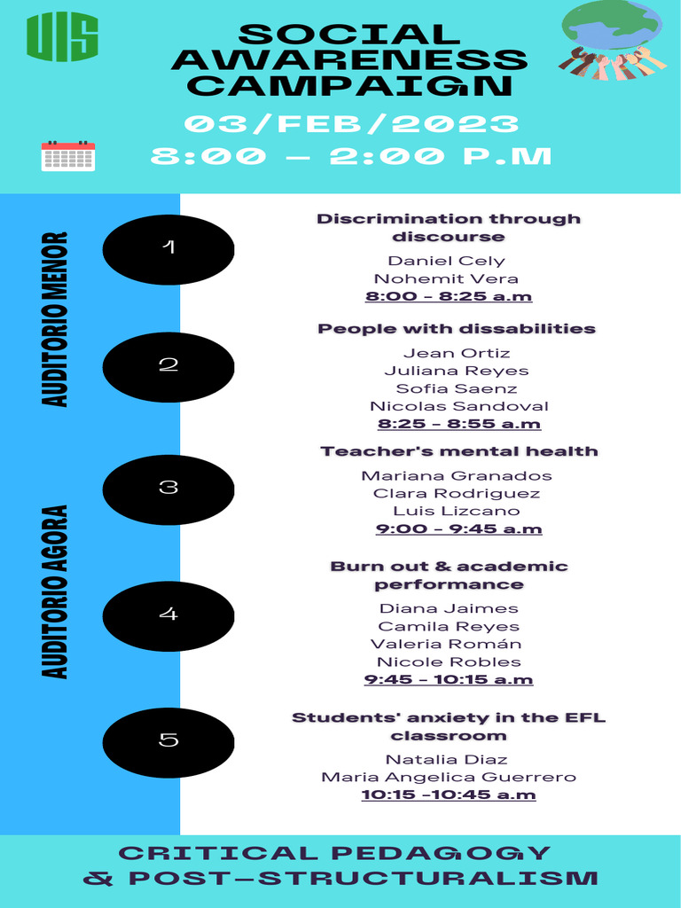 Social Awareness Campaign Schedule | PDF