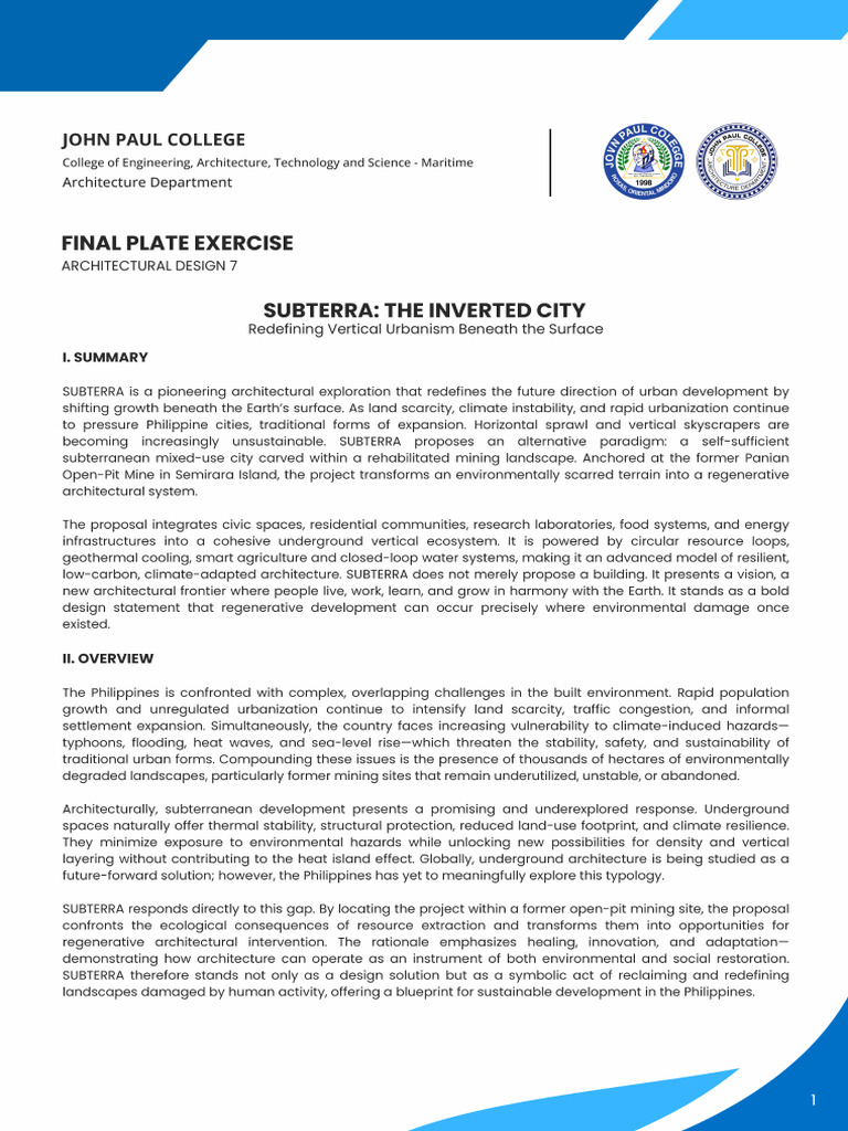 Subterra Final Plate Design 7 2025-2026 | PDF