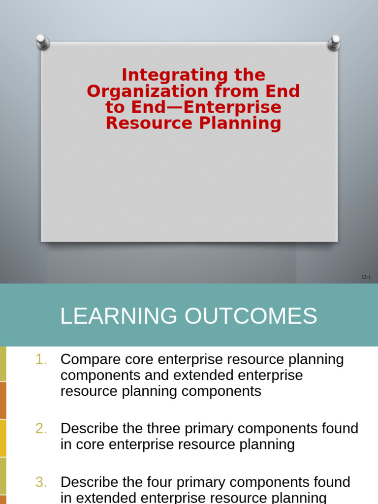 Module 7 | PDF | Enterprise Resource Planning | Supply Chain Management