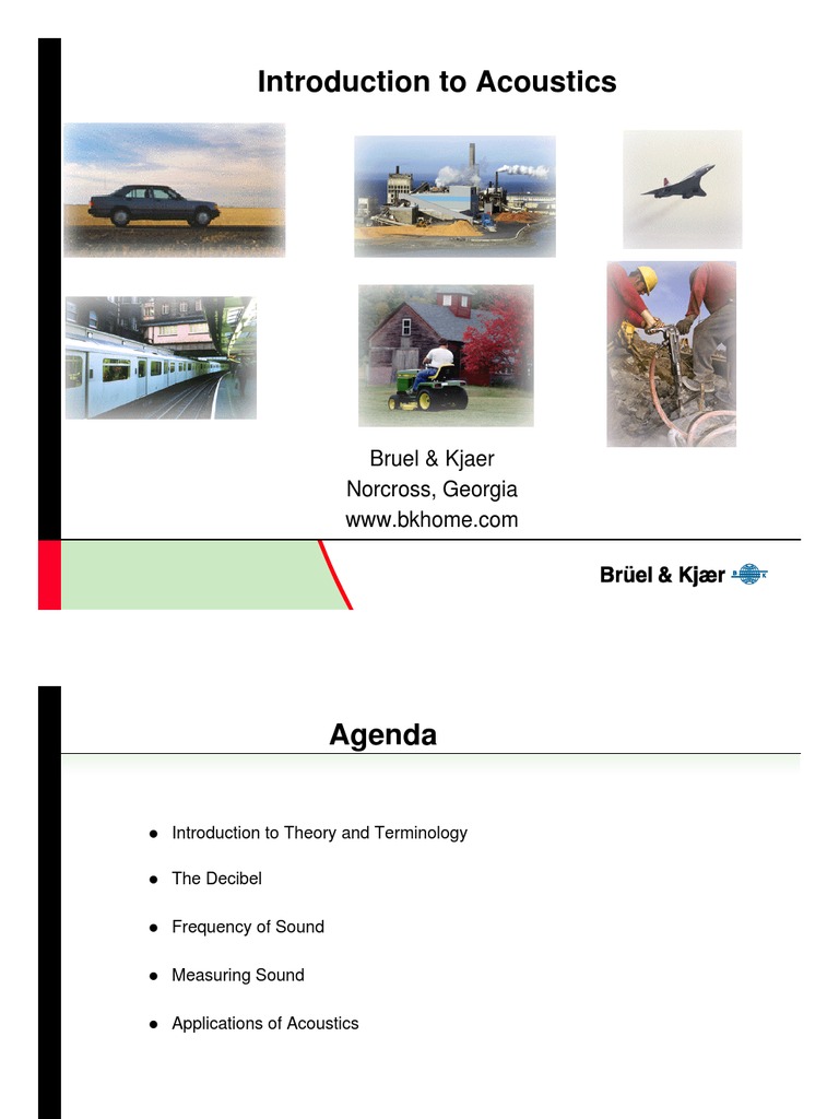Introduction to Acoustics Overview | PDF | Teaching Methods & Materials ...