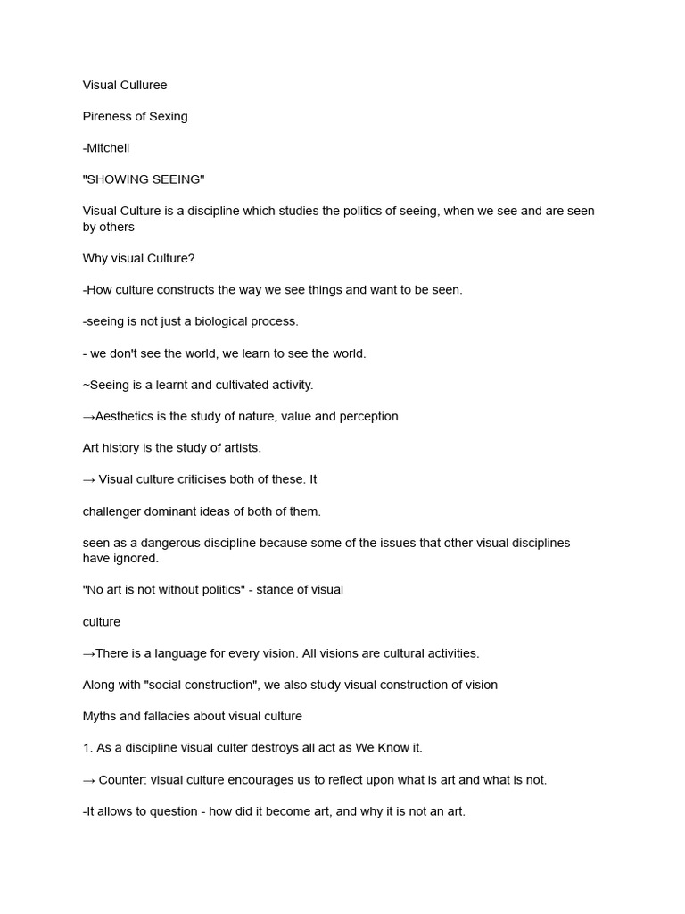 Myths and Fallacies Notes | PDF | Visual Perception | Liberal Arts ...