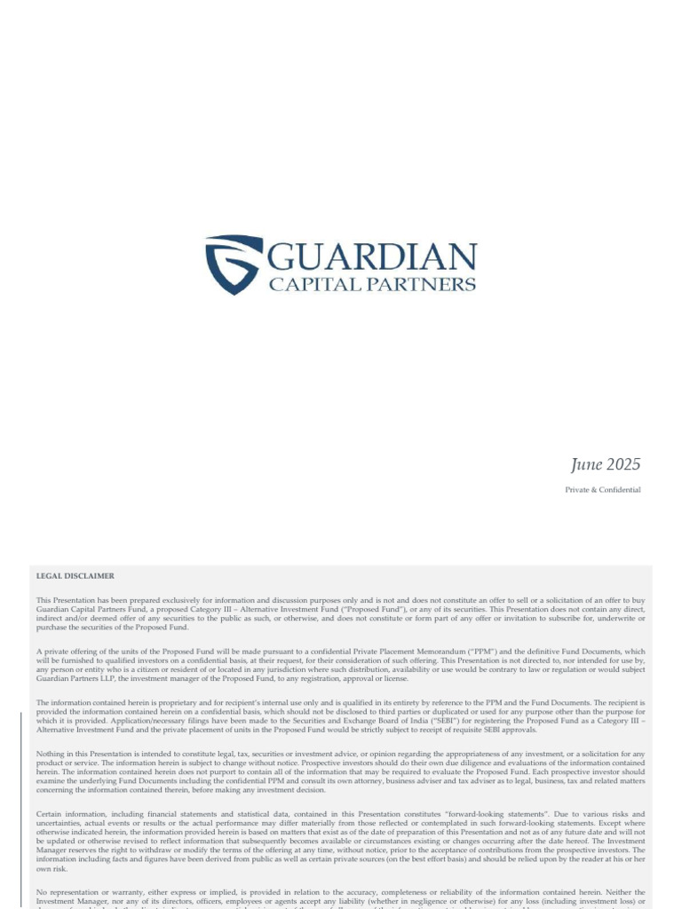 Guardian Capital | PDF | Risk | Valuation (Finance)