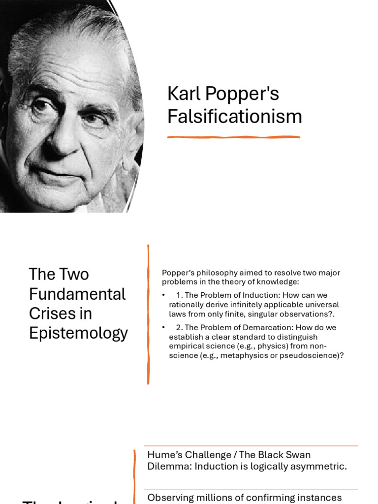 Lecture 4 Karl Poppers Falsificationism.pptx | PDF | Falsifiability ...