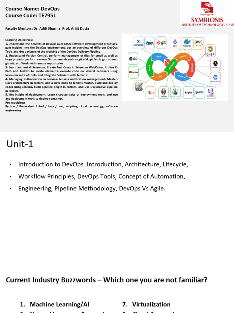 Unit1_ DevOps | PDF | Computer Engineering | Software Development