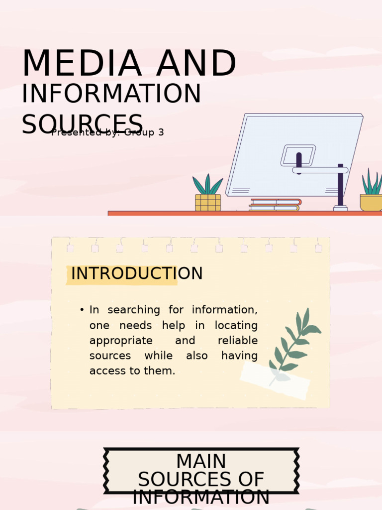 Media and Information Sources | PDF | Computer Network | Internet