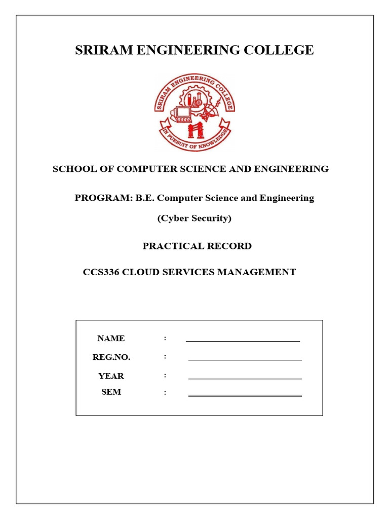 CSM lab srec | PDF | Cloud Computing | Amazon Web Services