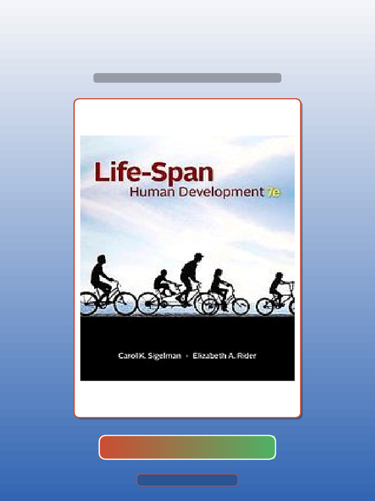 Test Bank For LifeSpan Human Development Sigelman 7th Edition | PDF ...
