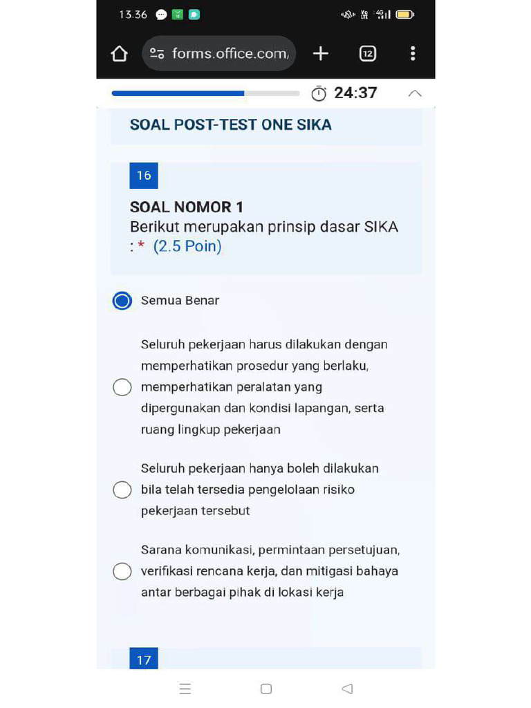 One Sika Post Test-1 | PDF