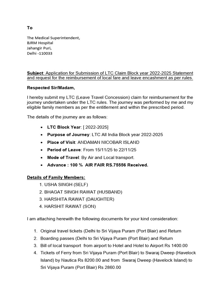 LTC Letter | PDF