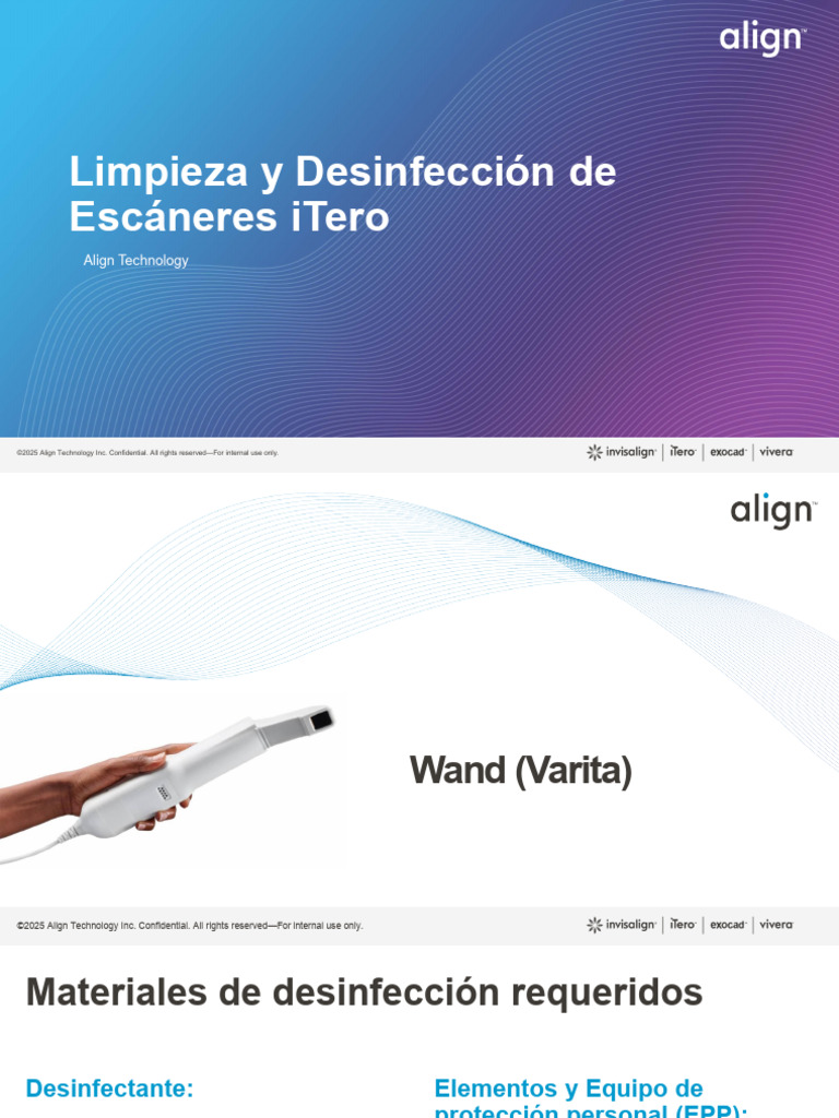 Limpieza y Desinfección de Escáneres iTero | PDF