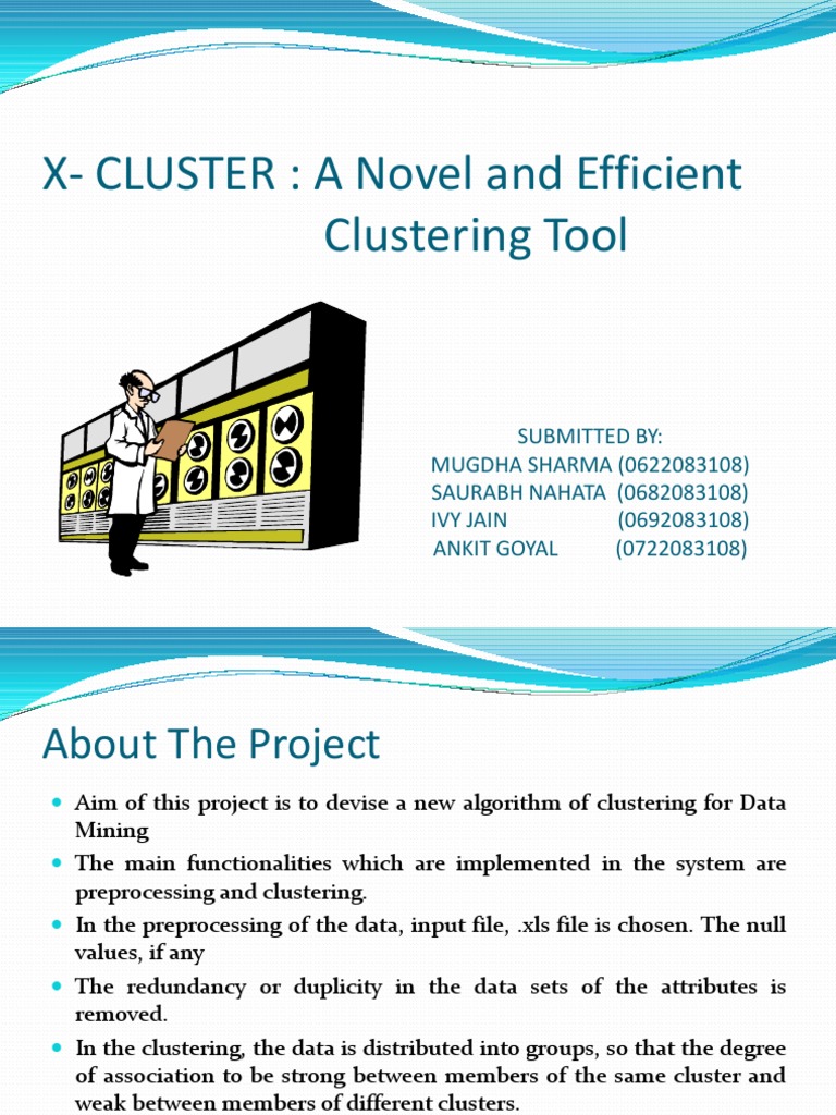 X-CLUSTER: A Novel and Efficient Clustering Tool | PDF | Cluster ...