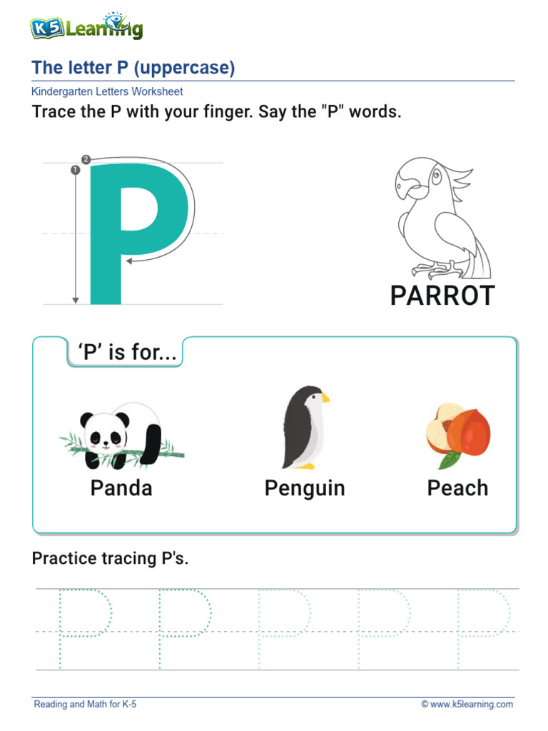 Uppercase Letter P Đã G P | PDF