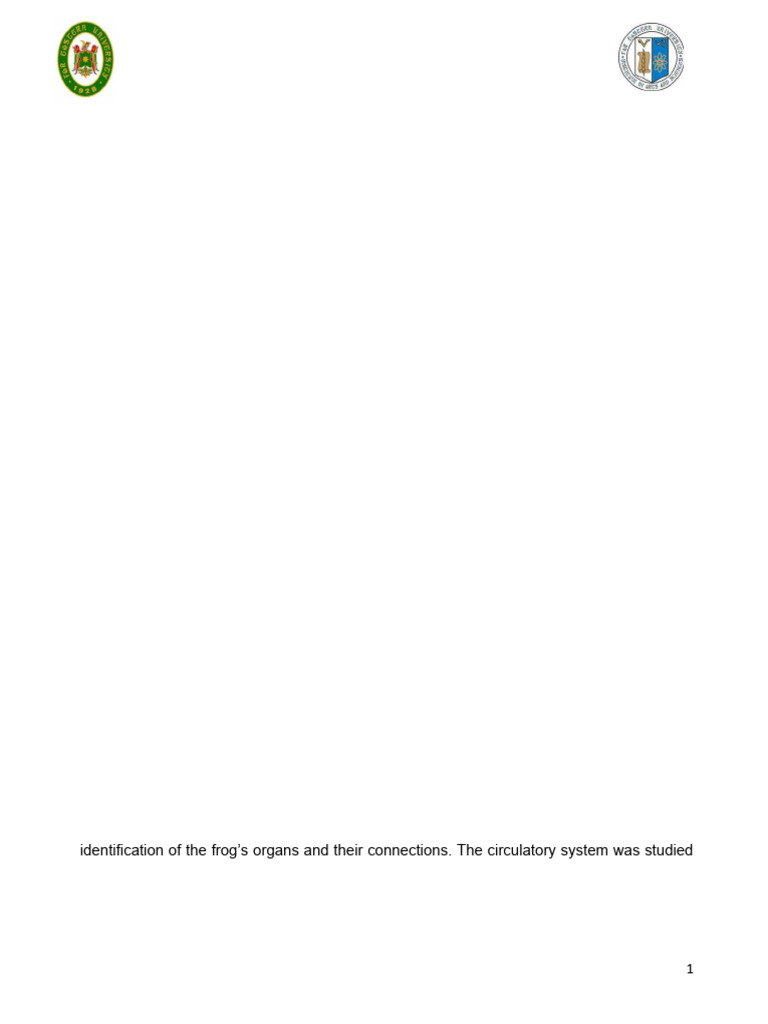 TheCirculatory Urinary AndNervousSystemoftheFrog | PDF | Circulatory ...
