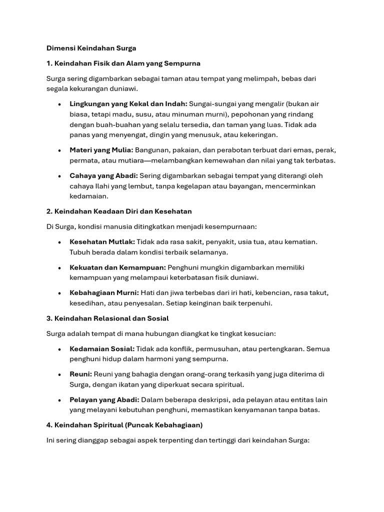 KEINDAHAN SURGA | PDF