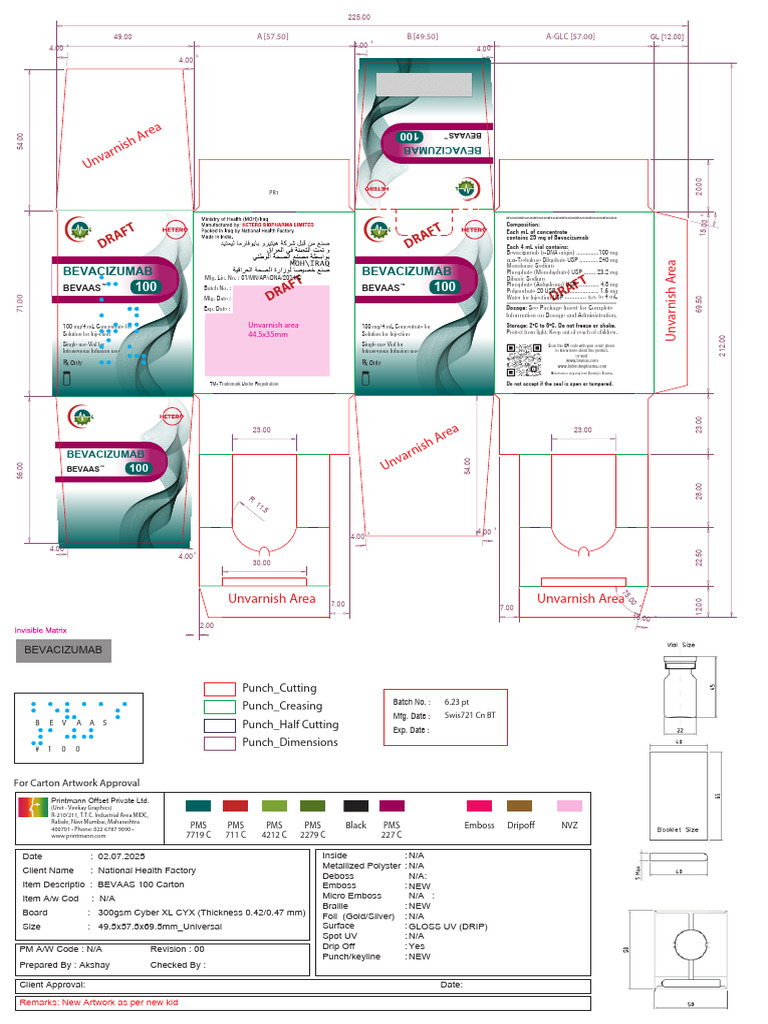 BEVAAS 100 Carton Artwork Approval | PDF | Paper