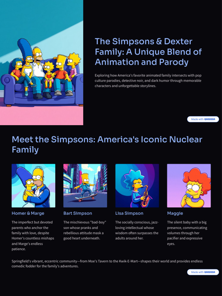 The-Simpsons-and-Dexter-Family | PDF | Television Series Created | The ...