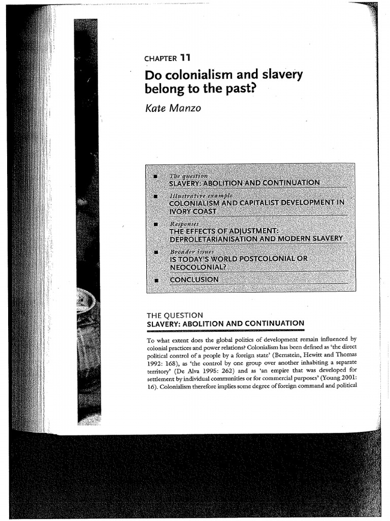 Colonialism and Slavery | PDF