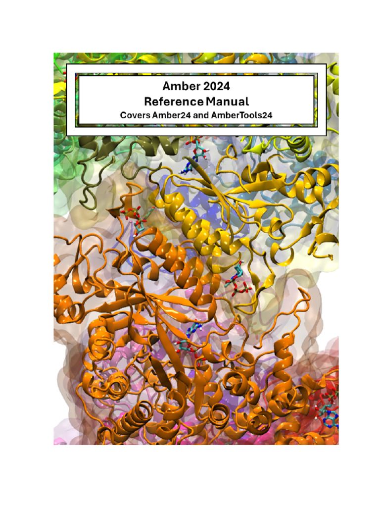 Amber 2024 Reference Manual | PDF | Structural Biology | Physical Chemistry
