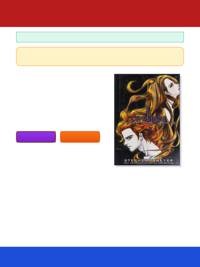 Twilight The Graphic Novel Collector s Edition Stephenie Meyer ebook ...
