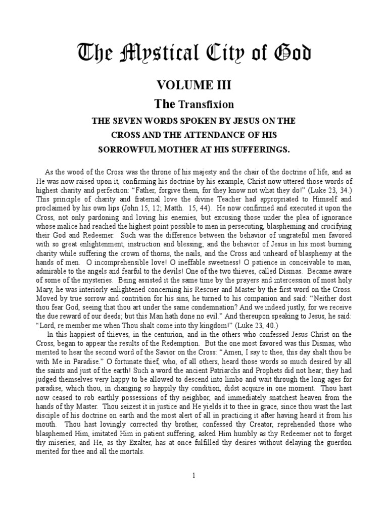 The Seven Last Words From Christ On The Cross | PDF | God The Father ...