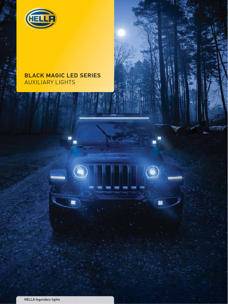 1791_BR_Black_Magic_Brochure_HELLA_EN | PDF | Light Emitting Diode | Manufactured Goods