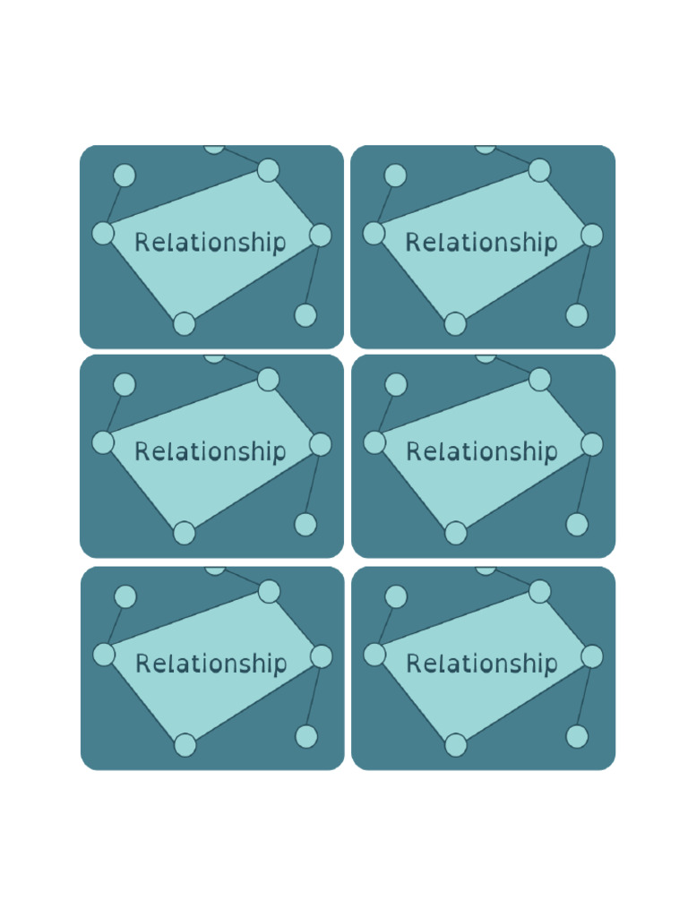 Relationship Cards For Print | PDF