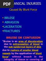 Blunt and Sharp Force Injury Classifications | PDF | Medical ...