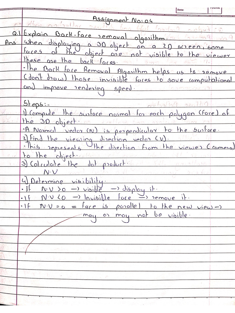 CG 4th Assignment | PDF