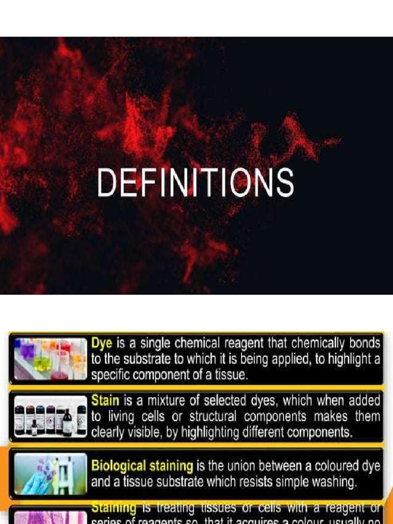 Basic Theory of Staining | PDF