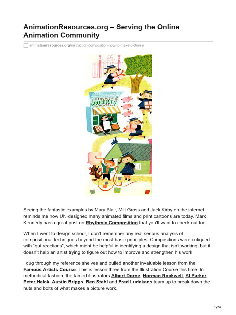 DESIGN Composition- How To Make Pictures | PDF