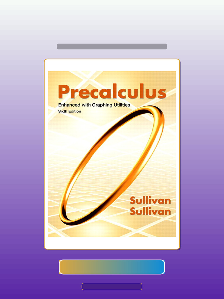 Test Bank For Precalculus Enhanced With Graphing Utilities Michael 9017