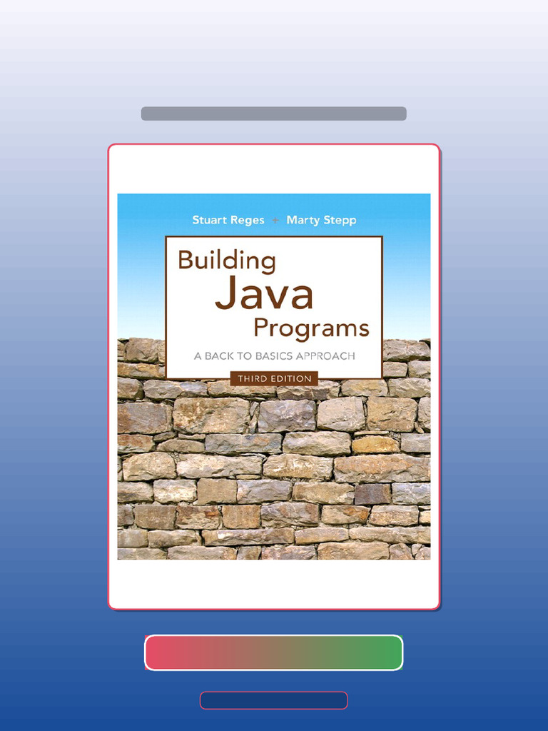 Test Bank for Building Java Programs 3E 3rd Edition Stuart Reges Marty ...