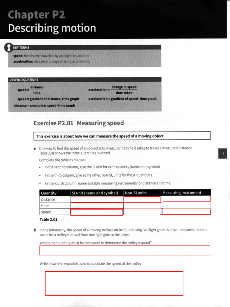 Cambridge IGCSE Combined and Cated Sciences Physics Workbook 13 | PDF
