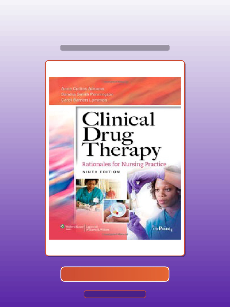 Test Bank For For Clinical Drug Therapy Rationales For Nursing Practice ...