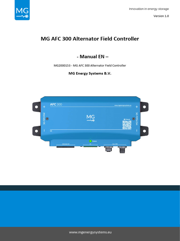 AFC 300 Manual EN 1000 - 241119 - 105920 | PDF | Safety | Power Supply