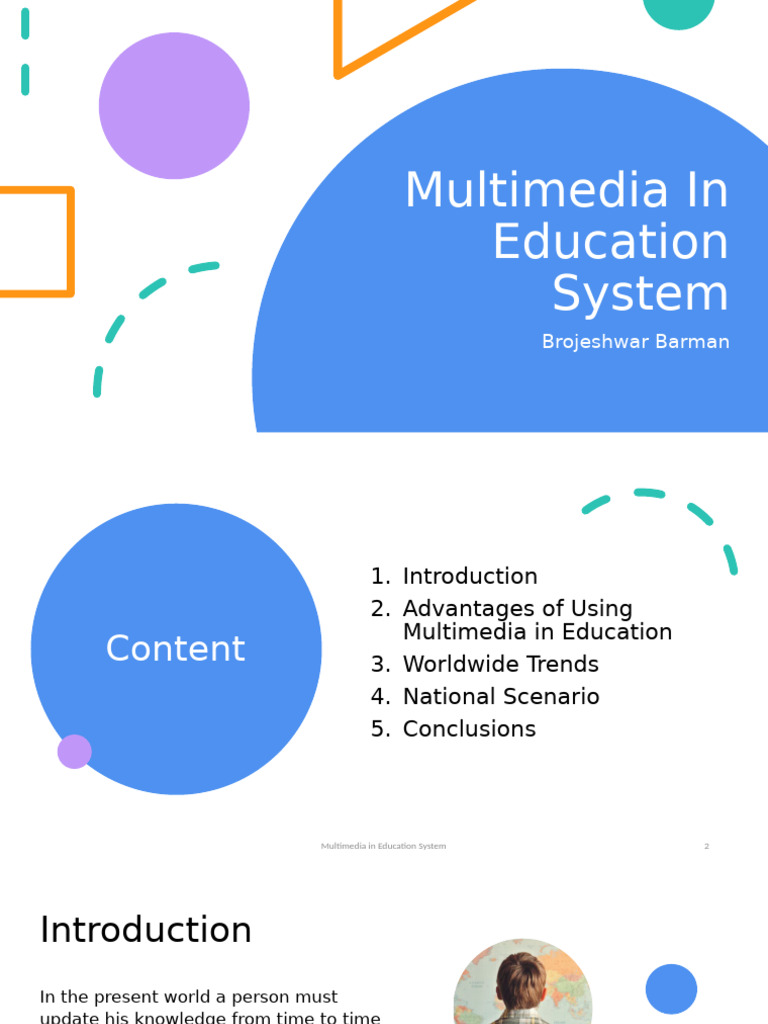 Multimedia in Education System | PDF | Multimedia | Educational Technology