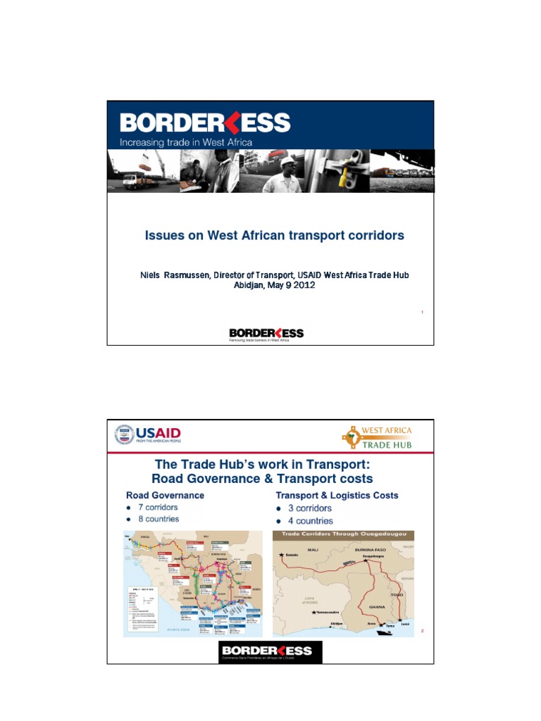 West African Transport Corridor Issues | PDF | United States Dollar ...