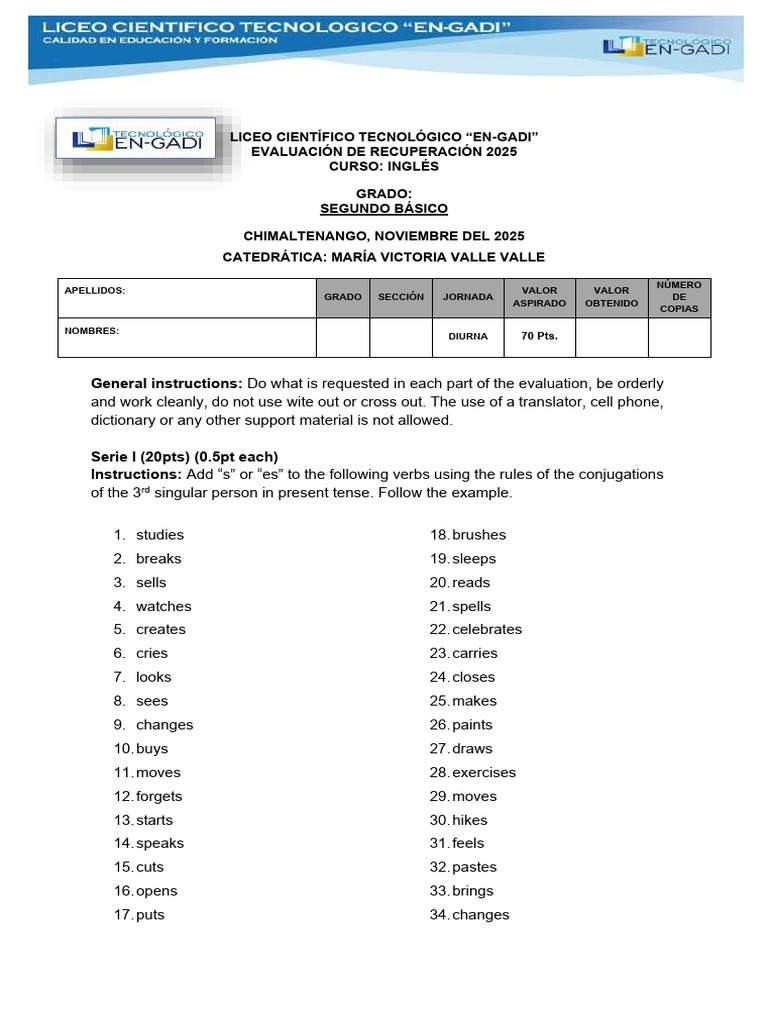 CLAVE - English, 8th Grade - 2do. Básico | PDF | Language Mechanics ...