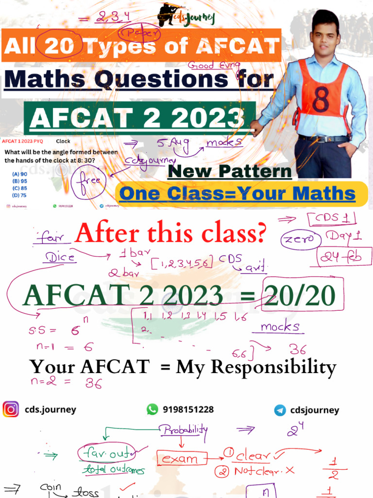 All 20 Types of Maths AFCAT 2 2023 | PDF | Area | Rectangle