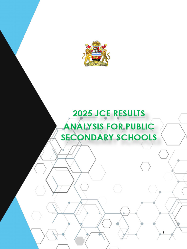 2025 JCE Results Analysis for Schools | PDF | Gender Inequality ...