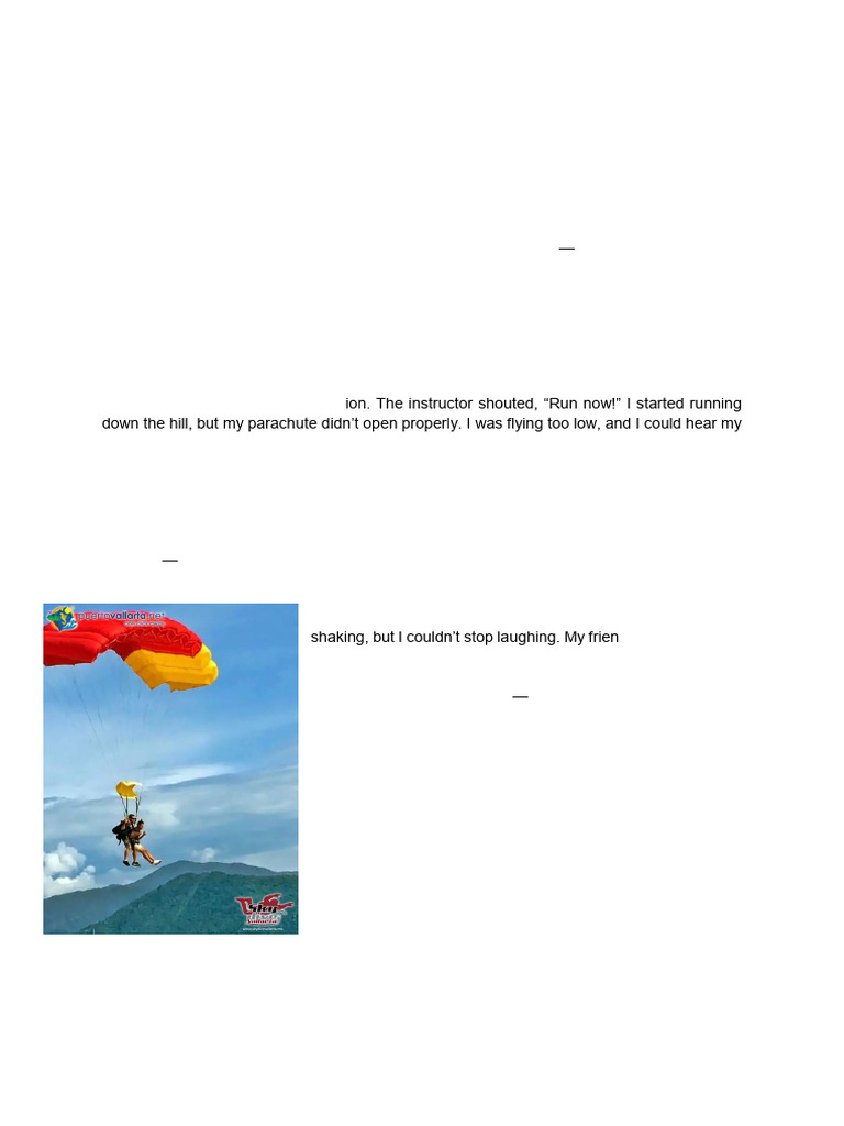 Thrilling Paragliding Adventure in Puerto Vallarta | PDF