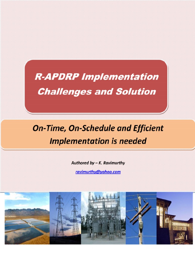 R-APDRP Implementation Challenges and Solutions | PDF | Electric Power ...