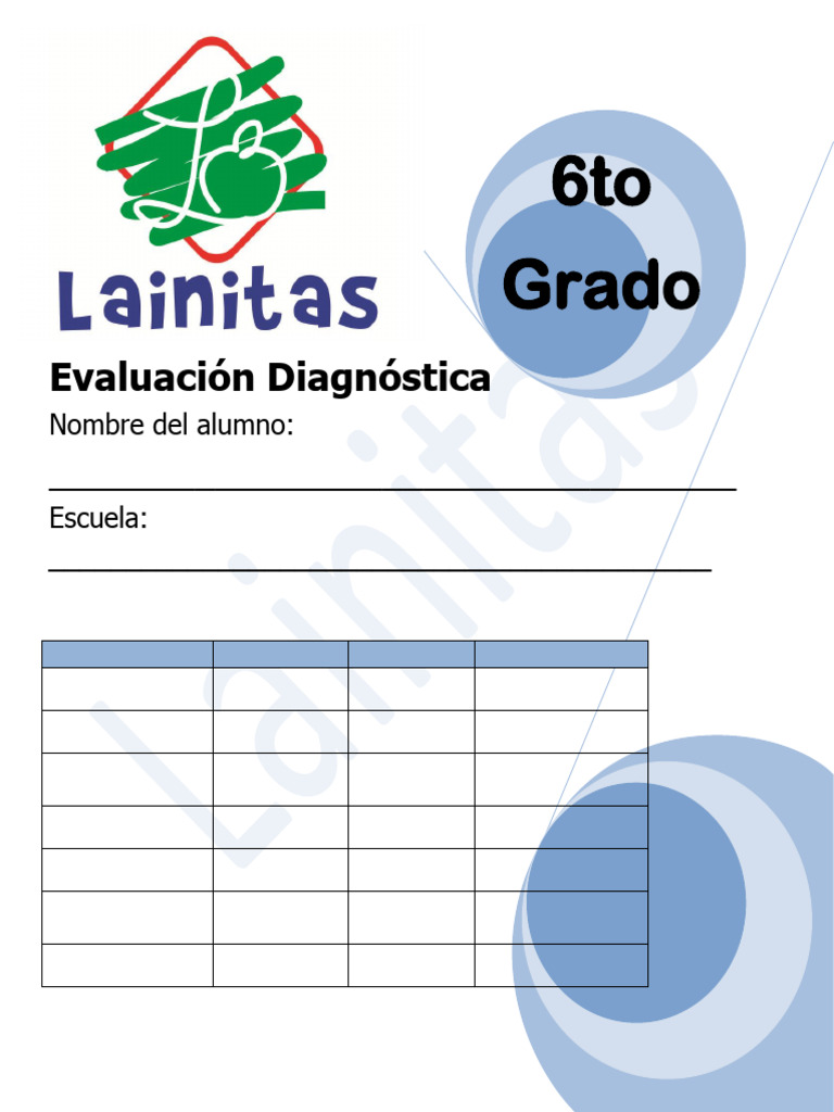 Evaluación Diagnóstica 6to Grado | PDF | México | revolución mejicana