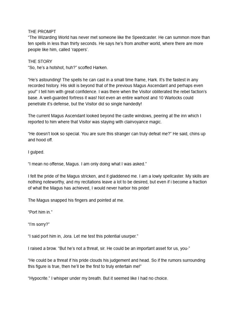 Magicians Called Rappers | PDF