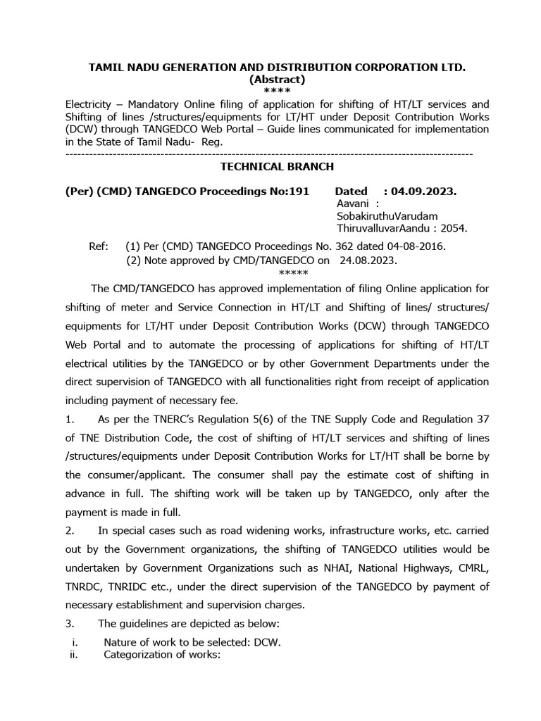 DCW Work Online Portal Guidelines | PDF