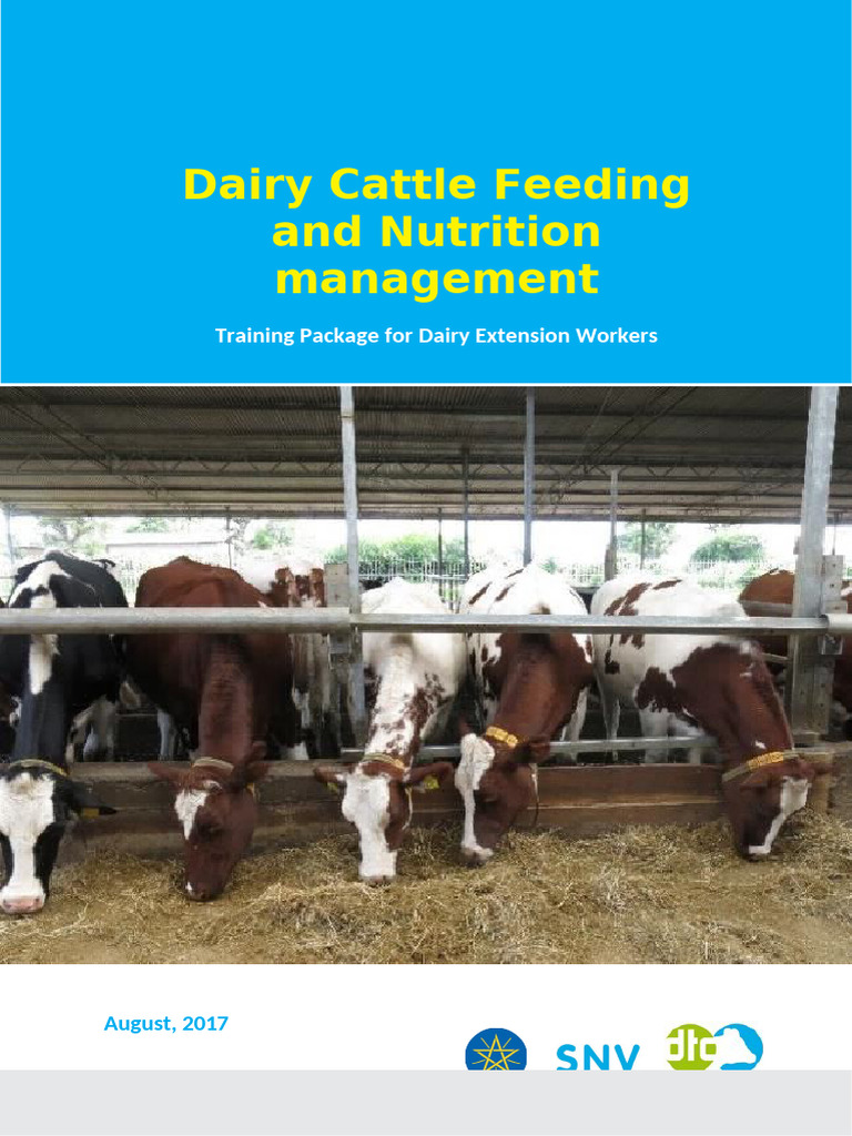 SNV Dairy - Cattle - Feeding - and - Nutrition - Management - Training ...